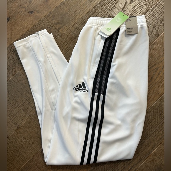 adidas | Pants & Jumpsuits | Adidas Womens Tapered Leg Zipper Bottom ...